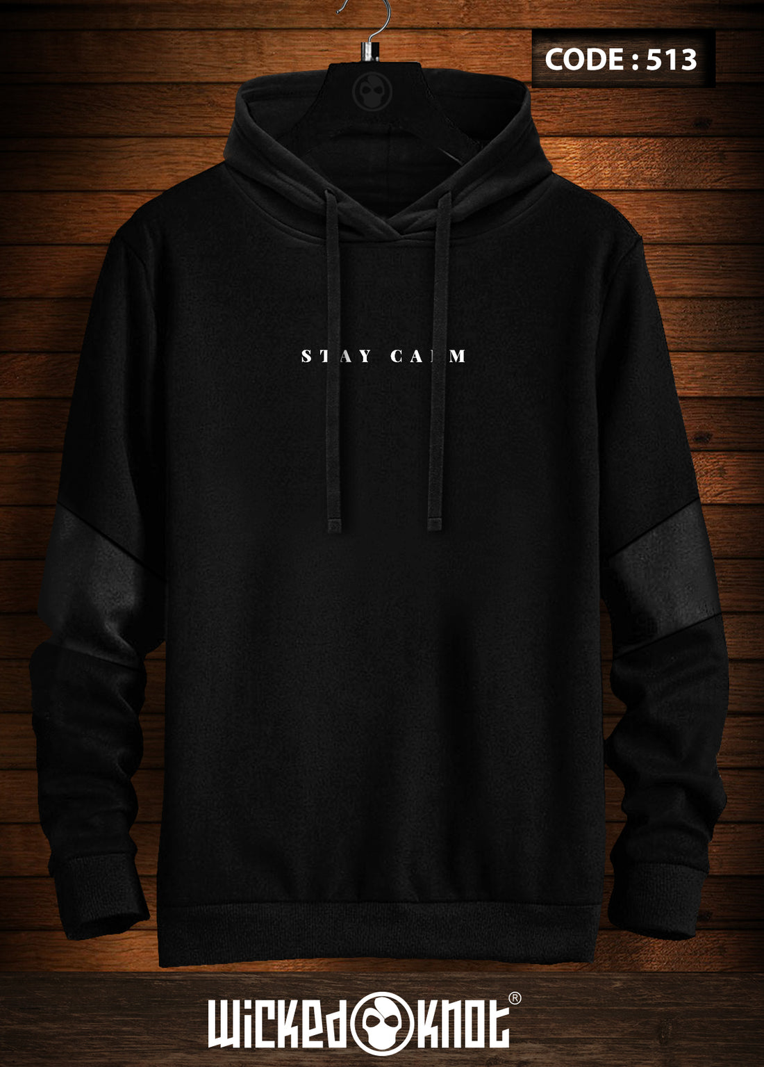 Stay Calm - Hoodie -wks513 – WickedKnot